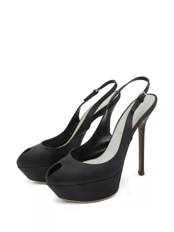 SERGIO ROSSI Vintage 120mm Satin Pumps