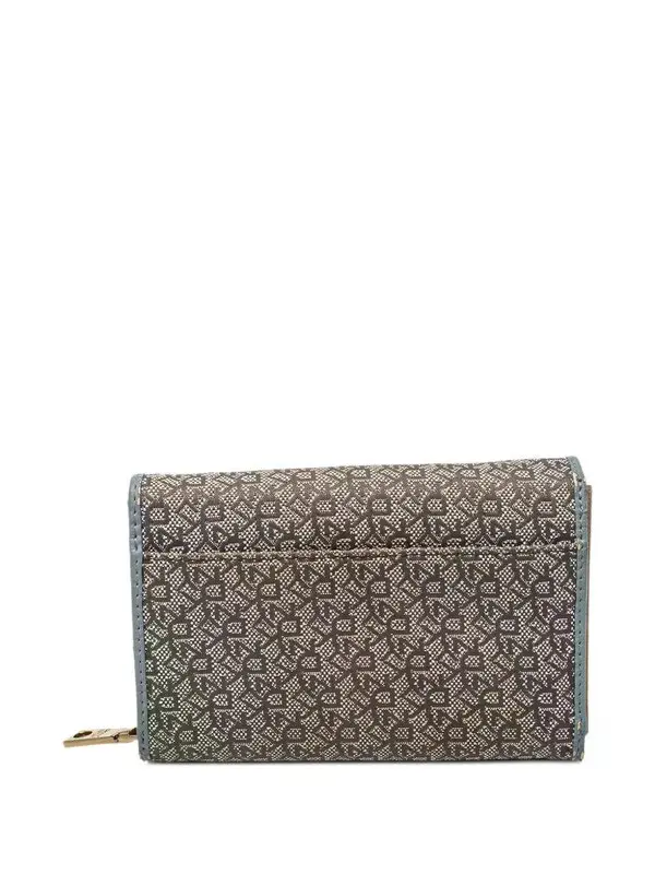 Dkny Pre-owned Monogram Canvas Wallet