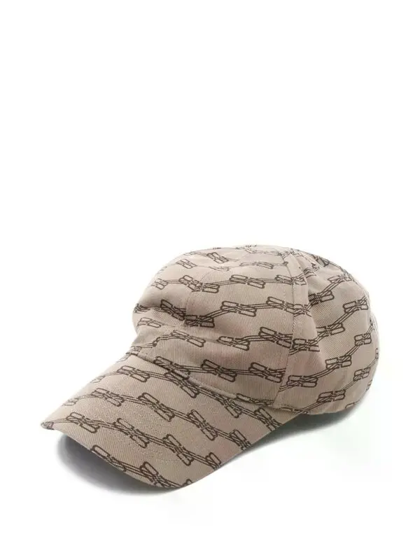 Balenciaga Bb Monogram Cap - Brown