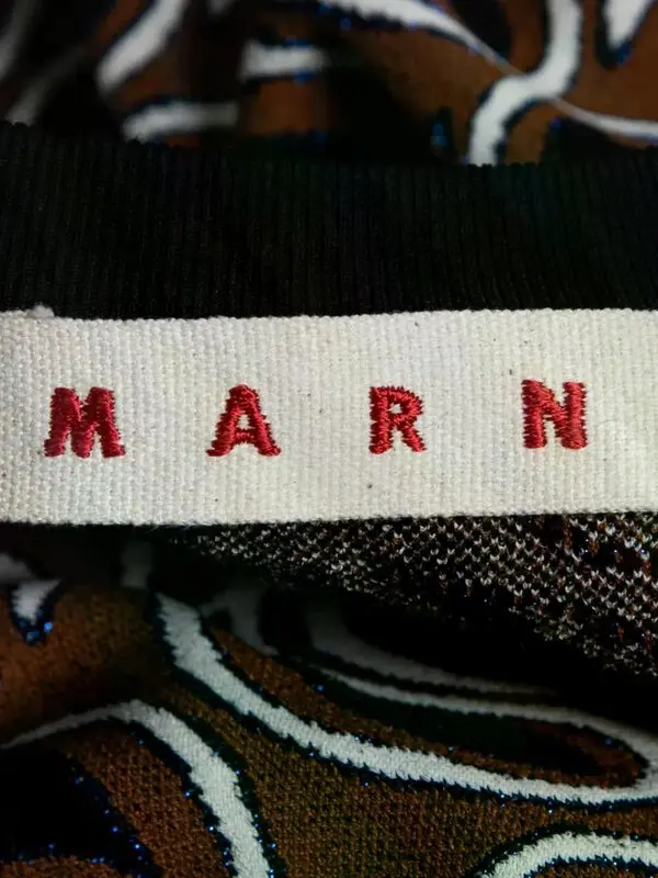 Marni Paisley-jacquard Mini Dress