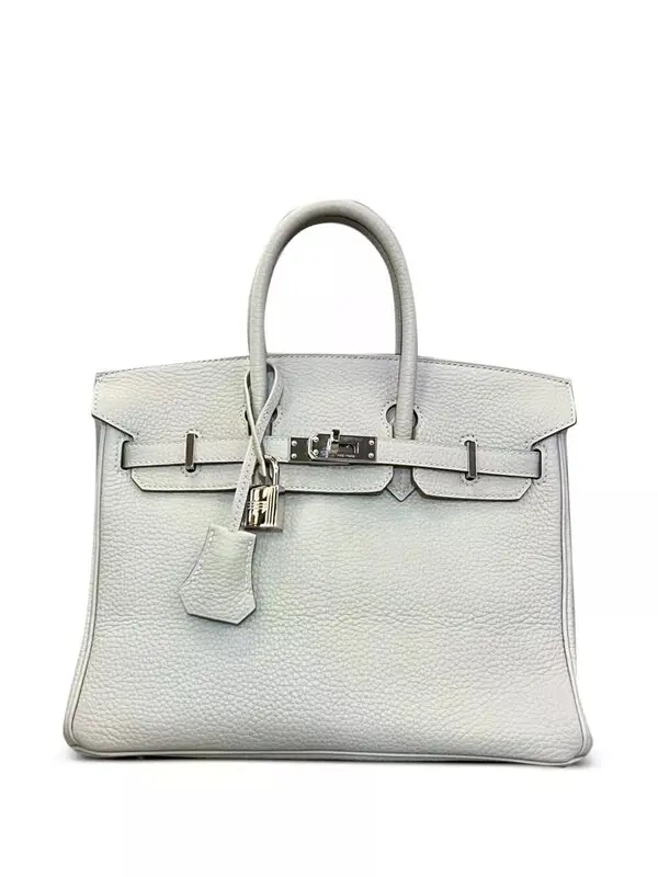 Hermès 2022 Birkin 25 Verso Togo Palladium-hardware Tote Bag - Grey