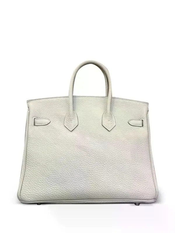 Hermès 2022 Birkin 25 Verso Togo Palladium-hardware Tote Bag - Grey