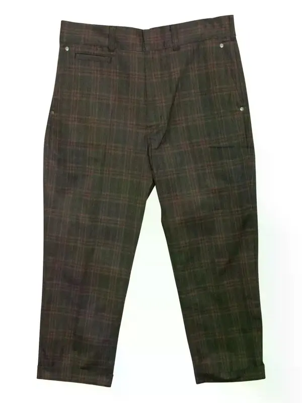 Junya Watanabe Plaid Cotton Trousers