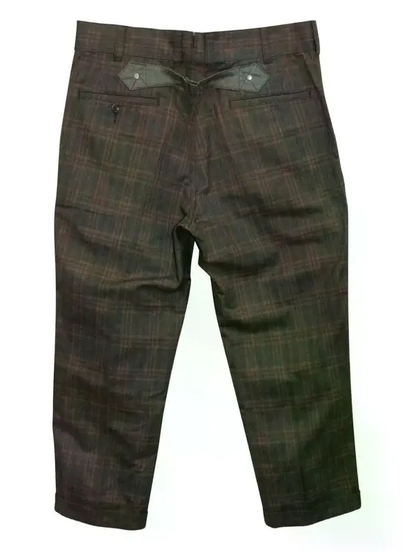 Junya Watanabe Plaid Cotton Trousers