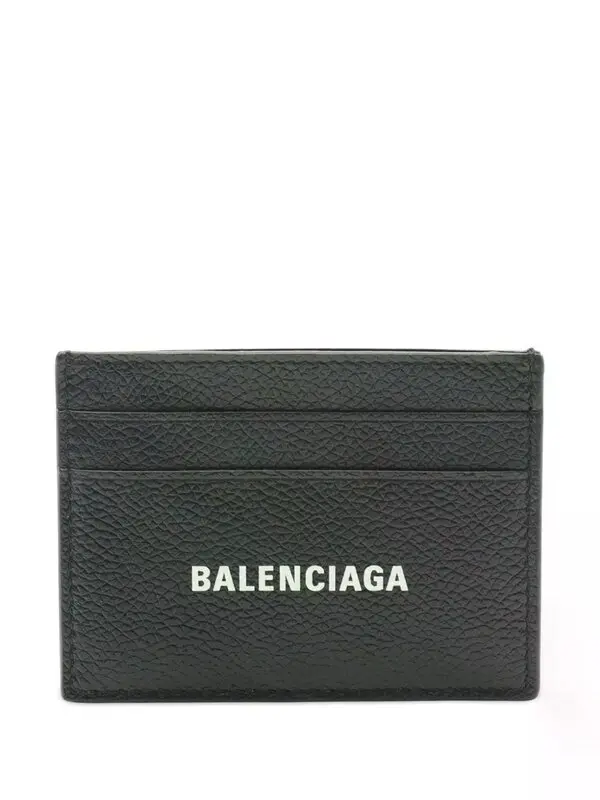 Balenciaga 2010-2025 Leather Cash Card Holder - Black