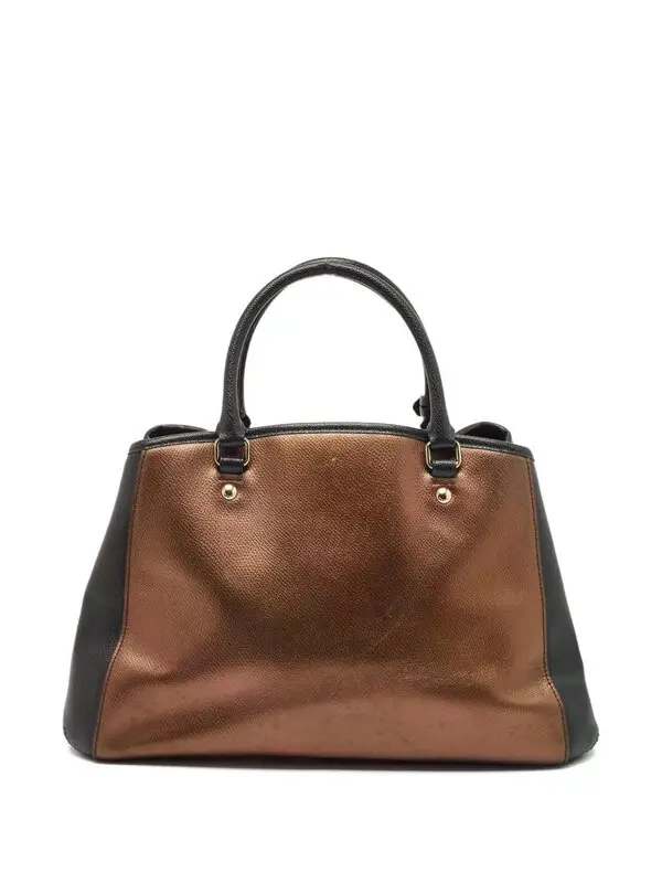 バッグ Vintage Coach Leather Tote Bag Brown Coach Vintage Style Brown Leatherware Est. 1941 Gallon Lunch Tote
