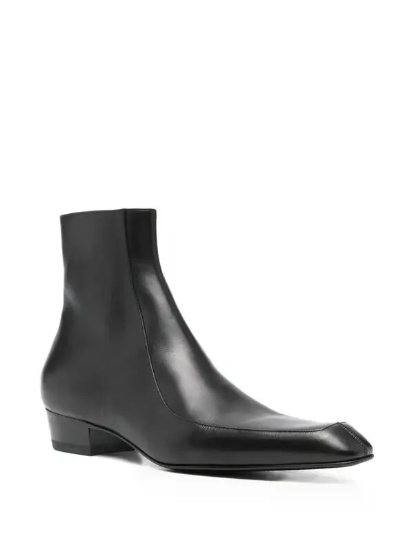 Saint Laurent Augustin Square-toe Boots