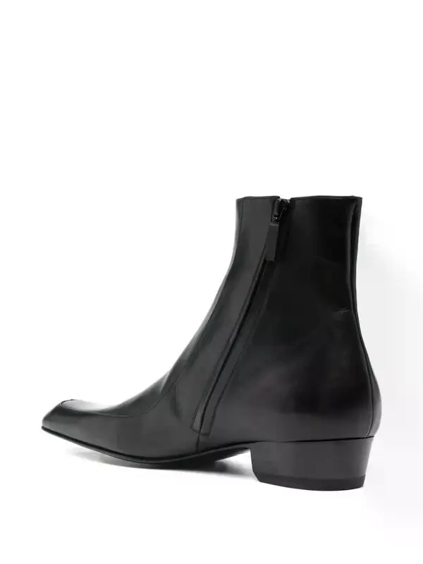 Saint Laurent Augustin Square-toe Boots