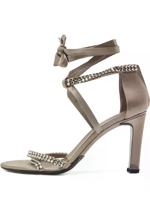 Gucci 95mm Crystal-embellished Sandals
