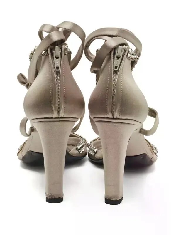 Gucci 95mm Crystal-embellished Sandals