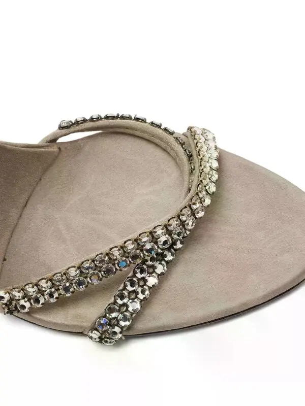 Gucci 95mm Crystal-embellished Sandals