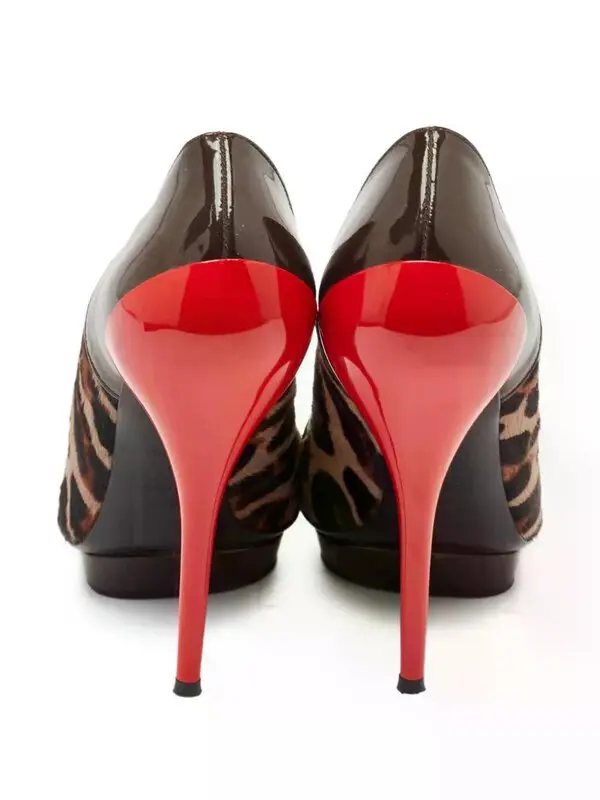 Versace 140mm Leopard-print Stiletto Pumps
