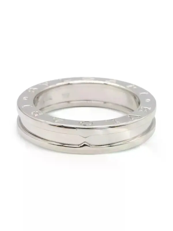BVLGARI 18k White Gold B.zero1 Ring - Silver