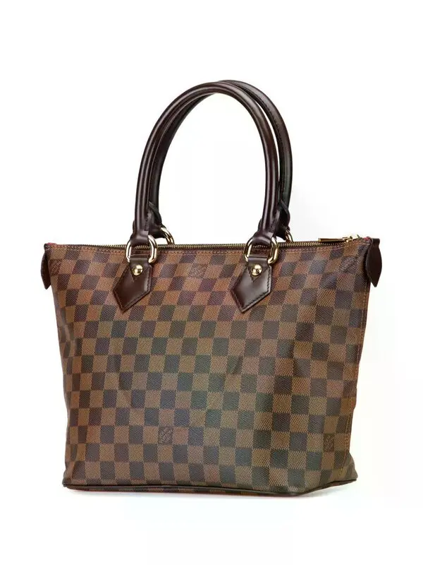 LOUIS VUITTON 2007 Damier Ebene Saleya Pm Handbag - Brown