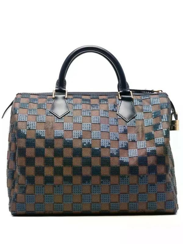 LOUIS VUITTON 2013 Speedy 30 Tote Bag - Blue