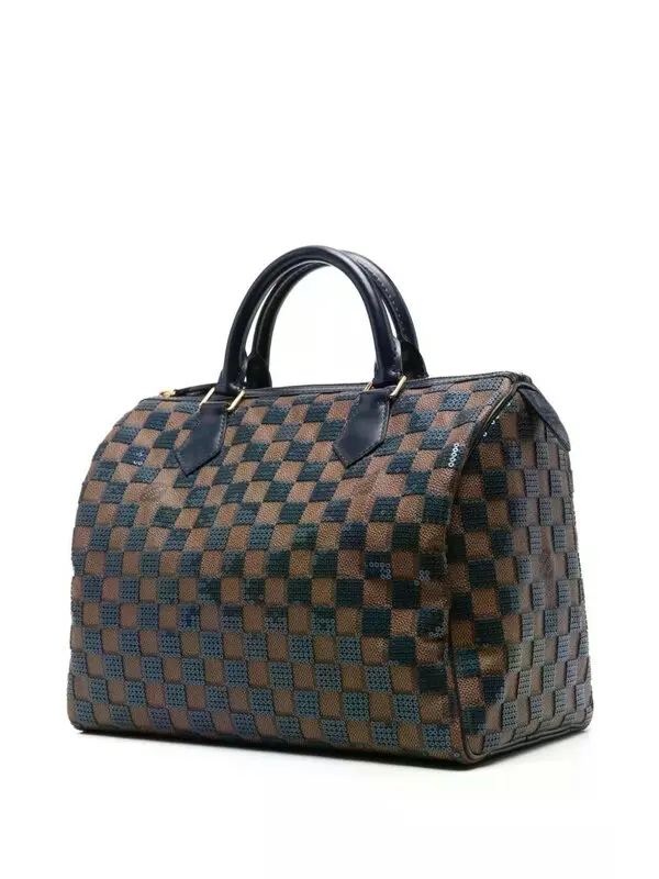 LOUIS VUITTON 2013 Speedy 30 Tote Bag - Blue