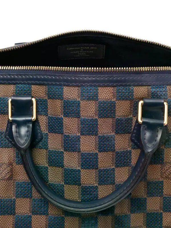 LOUIS VUITTON 2013 Speedy 30 Tote Bag - Blue