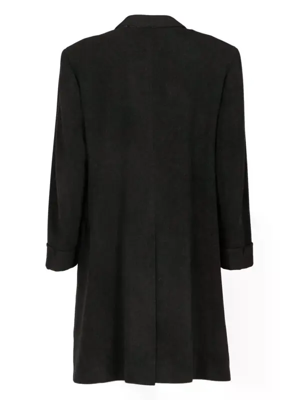 A.N.G.E.L.O. VINTAGE CULT 1990s Single-breasted Wool-cashmere Coat - Grey