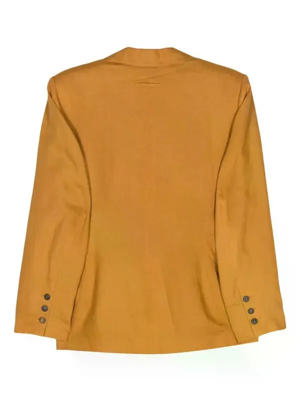JEAN PAUL GAULTIER 1990s Double-breasted Linen Blazer