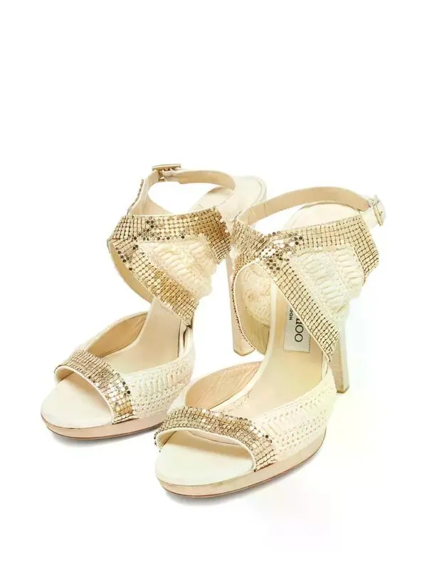 JIMMY CHOO Leather Heeled Sandals