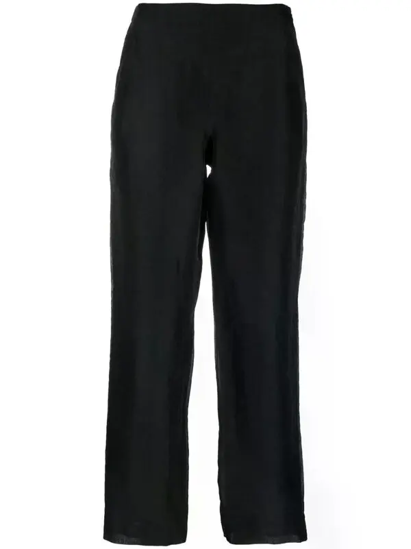 Giorgio Armani 2000s Wide-legged Silk Trousers
