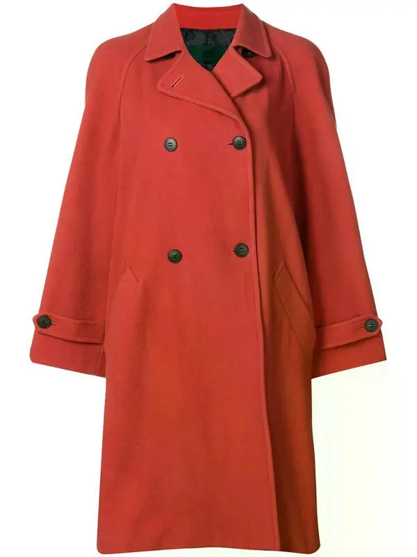 JEAN PAUL GAULTIER Oversized Double-breasted Wool Coat
