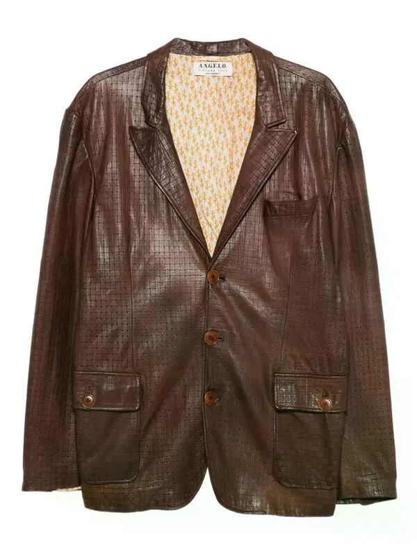 A.N.G.E.L.O. VINTAGE CULT 1990s Leather Blazer