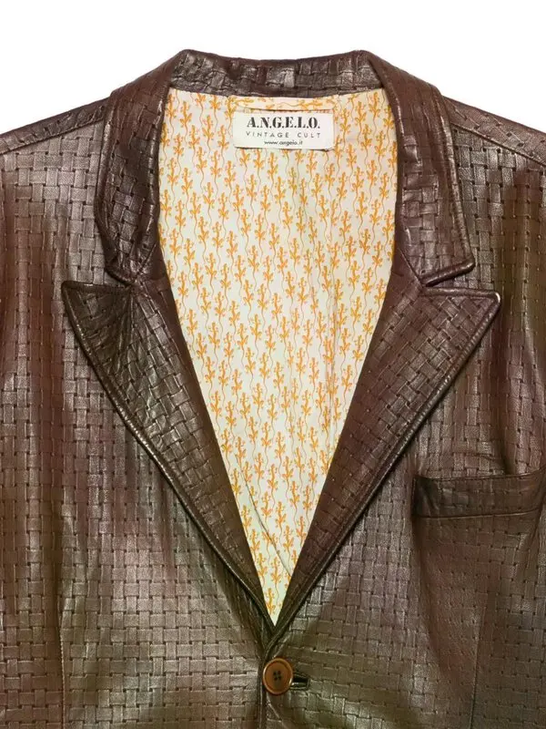 A.N.G.E.L.O. VINTAGE CULT 1990s Leather Blazer