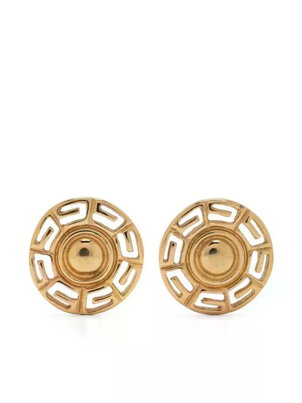 Givenchy 1980s G-logo Earrings - Gold