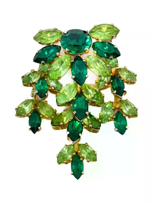 JENNIFER GIBSON JEWELLERY 1950s Cascade Brooch By - Gold