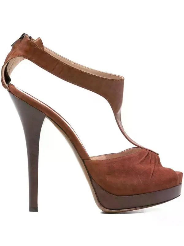 Fendi 2010 150mm T-strap Sandals