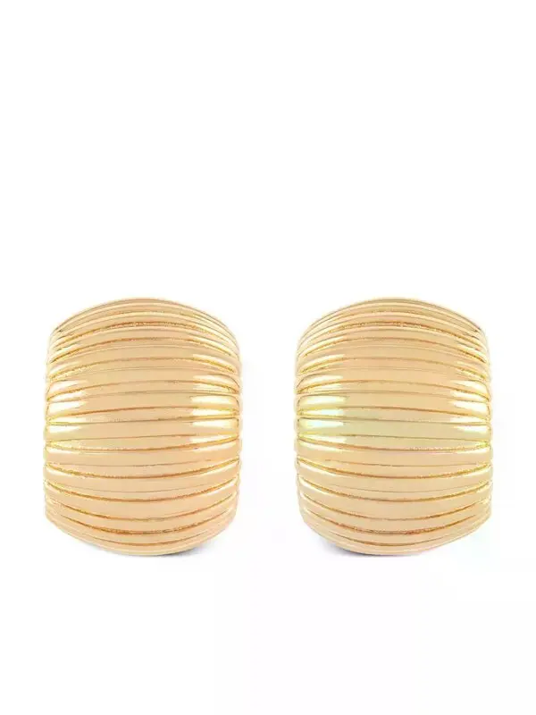 Givenchy 1980s Demi-hoop Clip-on Earrings - Gold