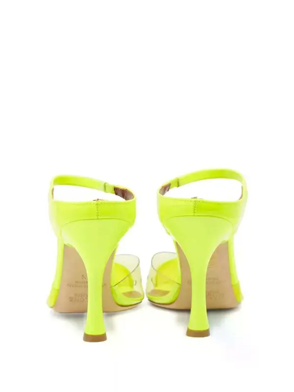 MALONE SOULIERS 100mm Transparent Pointed-toe Mules