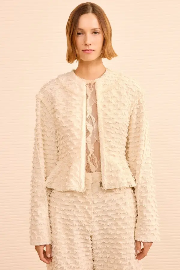 Ulla Johnson Rosalind Zip Peplum Jacket