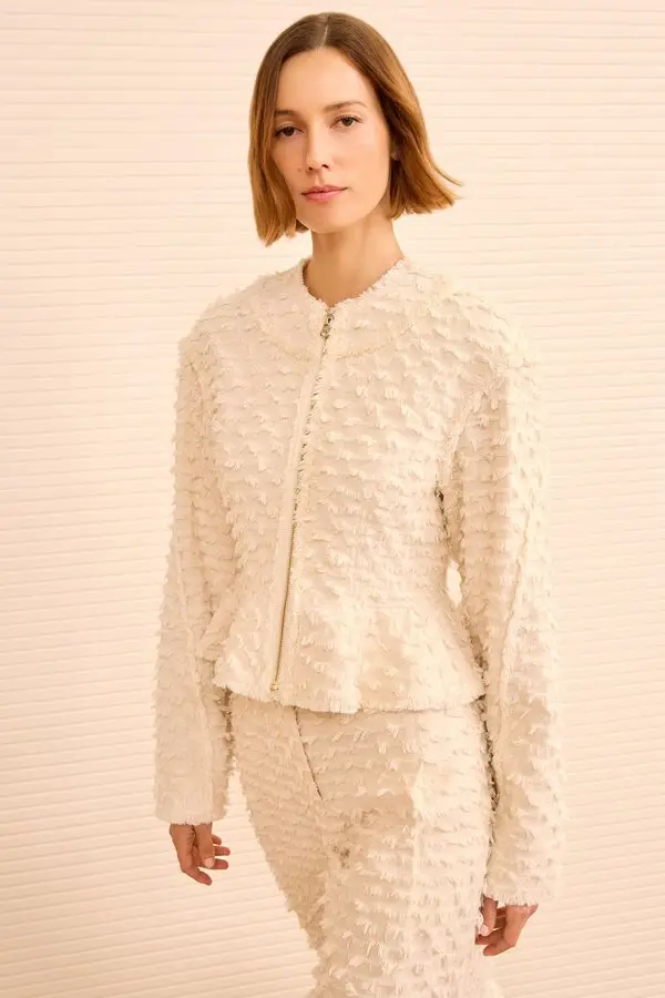 Ulla Johnson Rosalind Zip Peplum Jacket