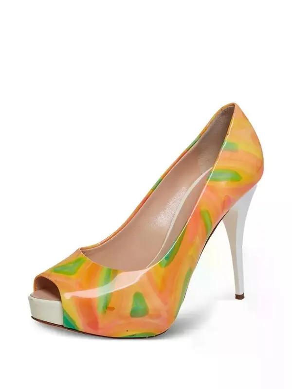 GIUSEPPE ZANOTTI 110mm Peep-toe Platform Pumps