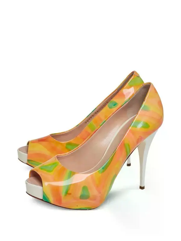 GIUSEPPE ZANOTTI 110mm Peep-toe Platform Pumps