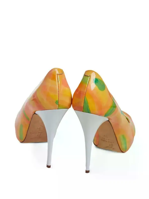 GIUSEPPE ZANOTTI 110mm Peep-toe Platform Pumps