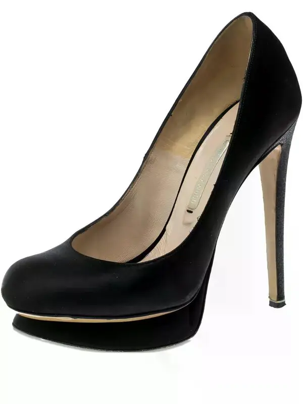 NICHOLAS KIRKWOOD 125mm Satin Platform Pumps