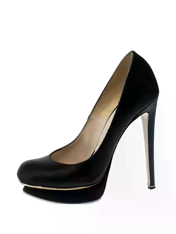 NICHOLAS KIRKWOOD 125mm Satin Platform Pumps