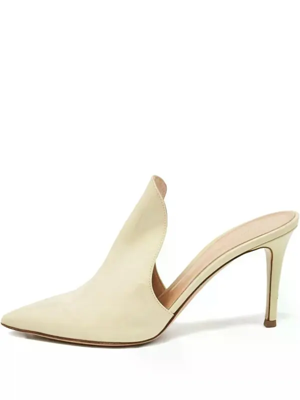 GIANVITO ROSSI Patent-finish Mules