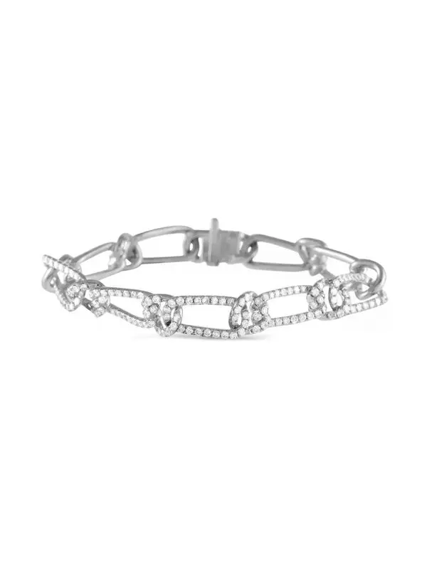 LB EXCLUSIVE 18k White Gold Diamond Bracelet - Silver