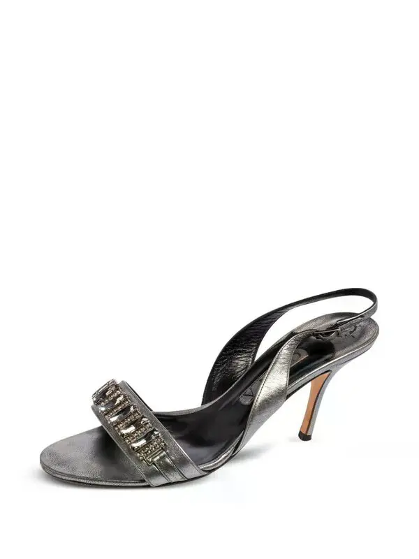 GINA 90mm Crystal-embellished Sandals