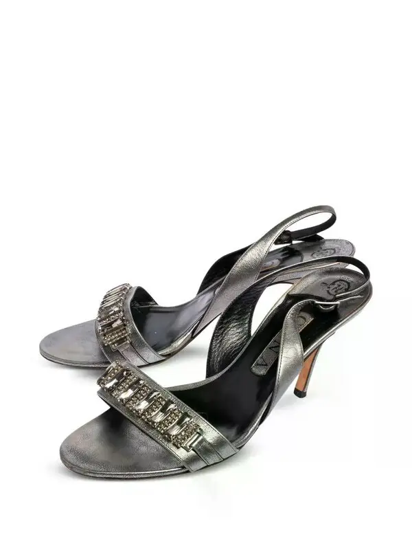 GINA 90mm Crystal-embellished Sandals