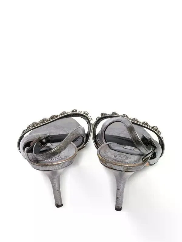 GINA 90mm Crystal-embellished Sandals