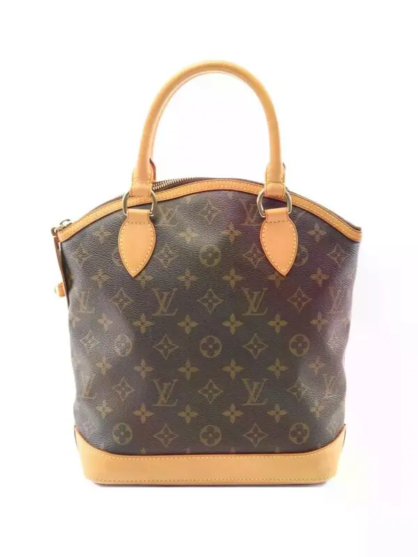 LOUIS VUITTON 2006 Lockit Monogram Handbag - Brown