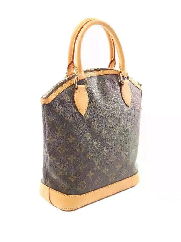 LOUIS VUITTON 2006 Lockit Monogram Handbag - Brown