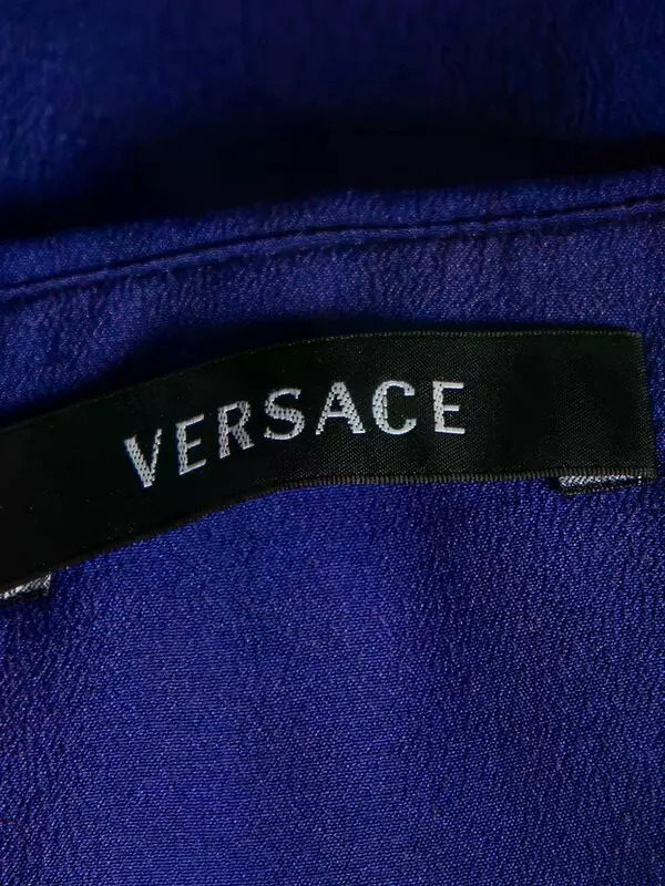 Versace Sequinned Cotton Dress