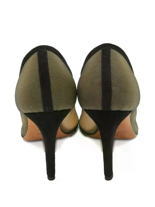 Dior 110mm Mesh Suede Pumps