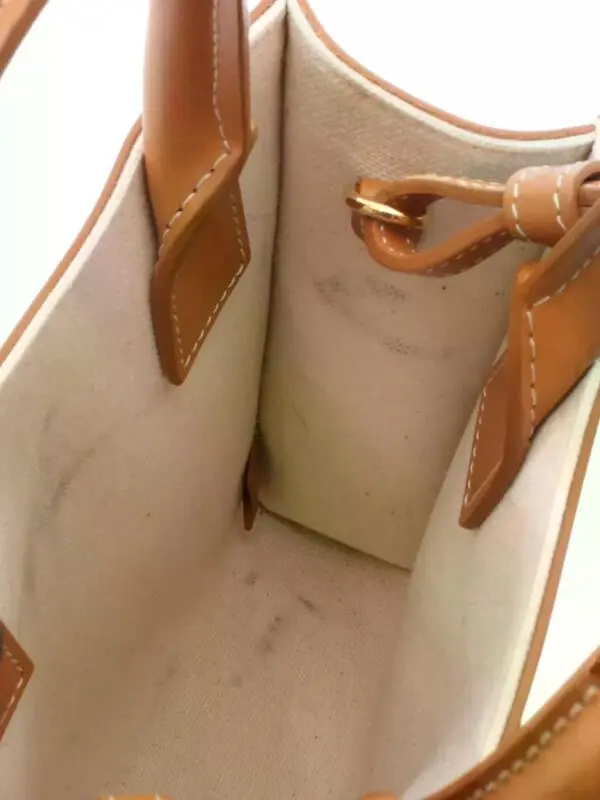 Celine 2000s Mini Vertical Cabas Two-way Handbag - Brown